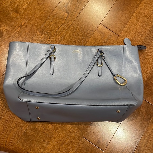 Lauren Ralph Lauren | Bags | Lauren Ralph Lauren Light Blue Tote | Poshmark